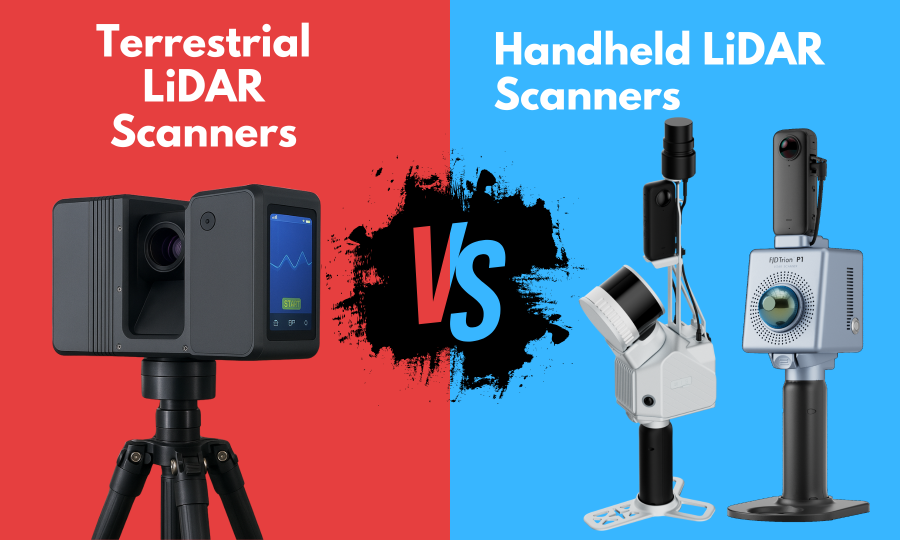 Handheld LiDAR Scanner vs. Standard LiDAR Scanner | Compared ...