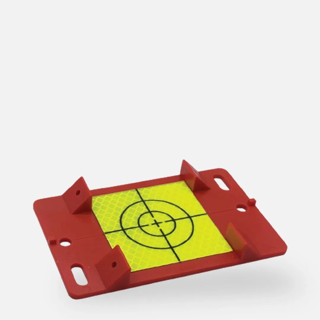Red Wall Marker with Survey Reflective Target Horizontal – Surveying ...